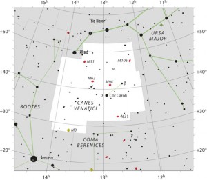 Cor Caroli, named for the heart of a king