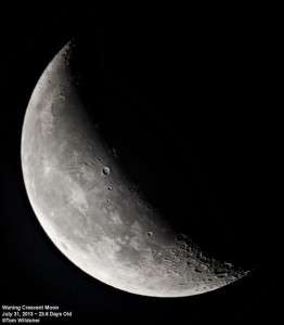 This morning's moon, July 31, 2013 on EarthSky | Today's Image | EarthSky