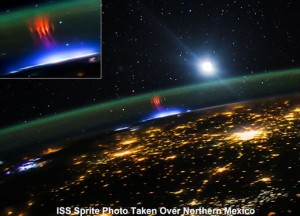 Captures of elusive red sprites from ISS | Earth | EarthSky