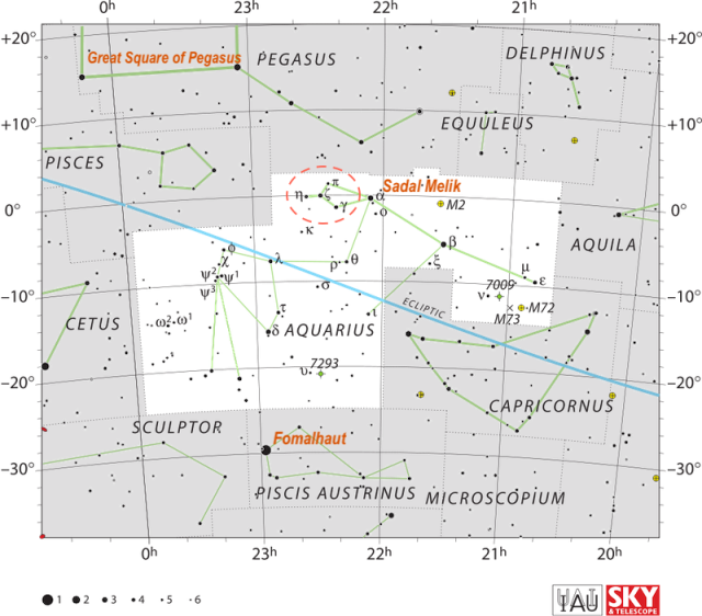 Celestial ocean: The watery constellations in the autumn sky