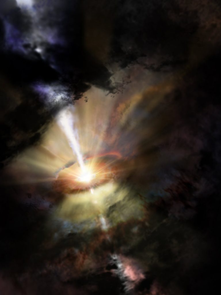 Galaxy-scale fountain seen in full glory | Space | EarthSky