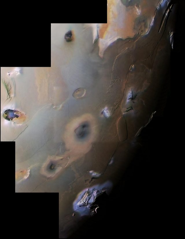 New Juno images of Io's fiery volcanoes | Space | EarthSky
