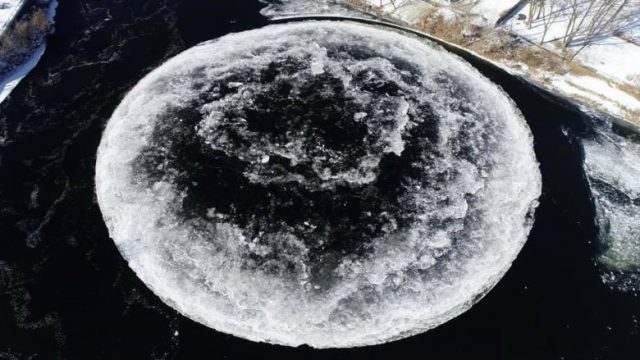 What made this giant spinning ice circle? | Earth | EarthSky