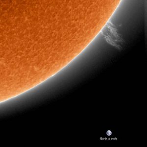 See an animation of this huge solar prominence | Today's Image | EarthSky