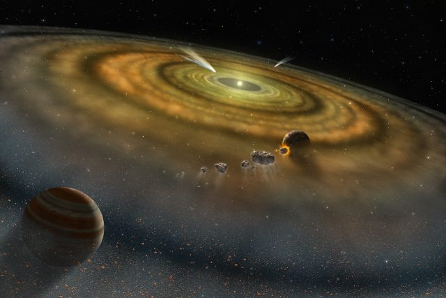 A tale of 2 colliding exoplanets | Space | EarthSky