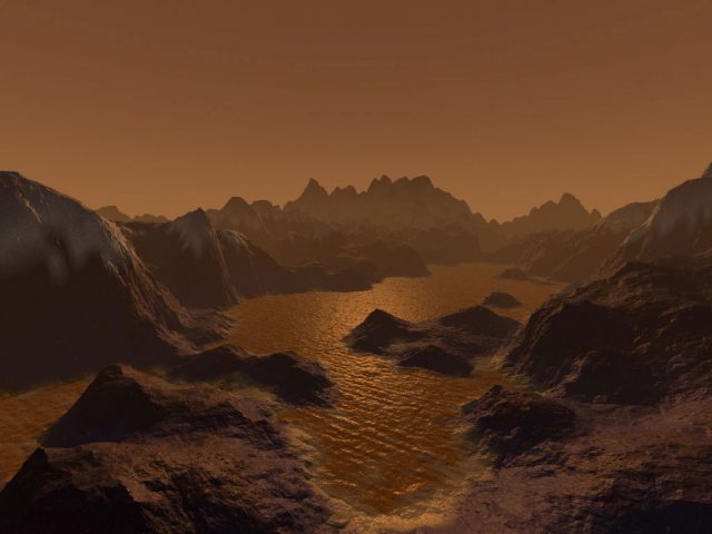 Do organic crystals create 'bathtub rings' around Titan's lakes and ...