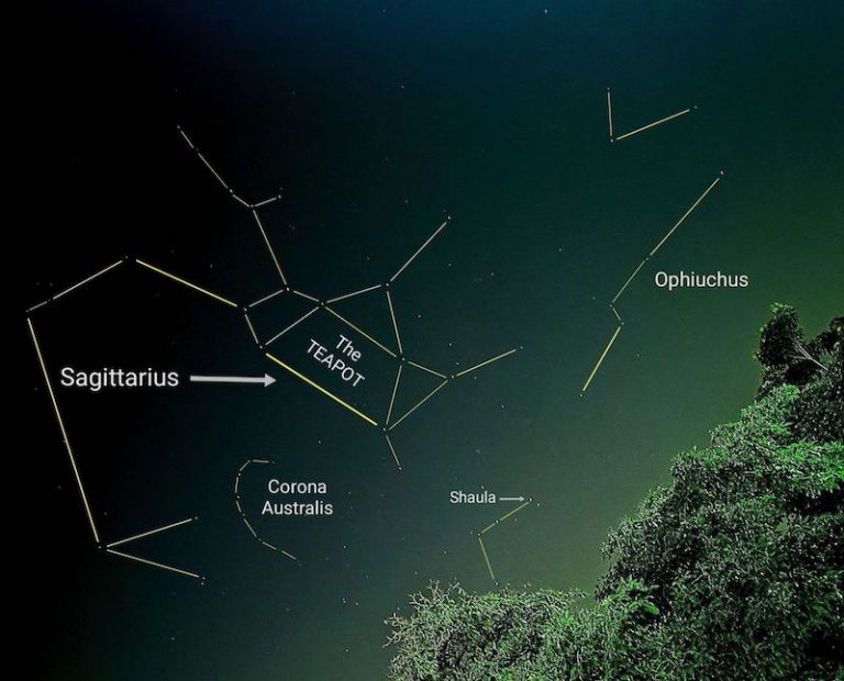 EarthSky | Teapot points to Milky Way center