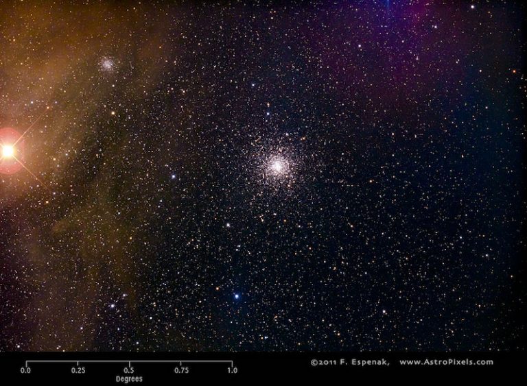 Find M4: An easy to spot globular cluster near Antares