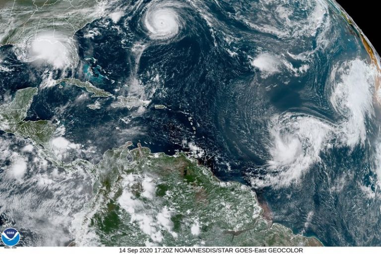 5 active cyclones in the Atlantic Ocean | Today's Image | EarthSky