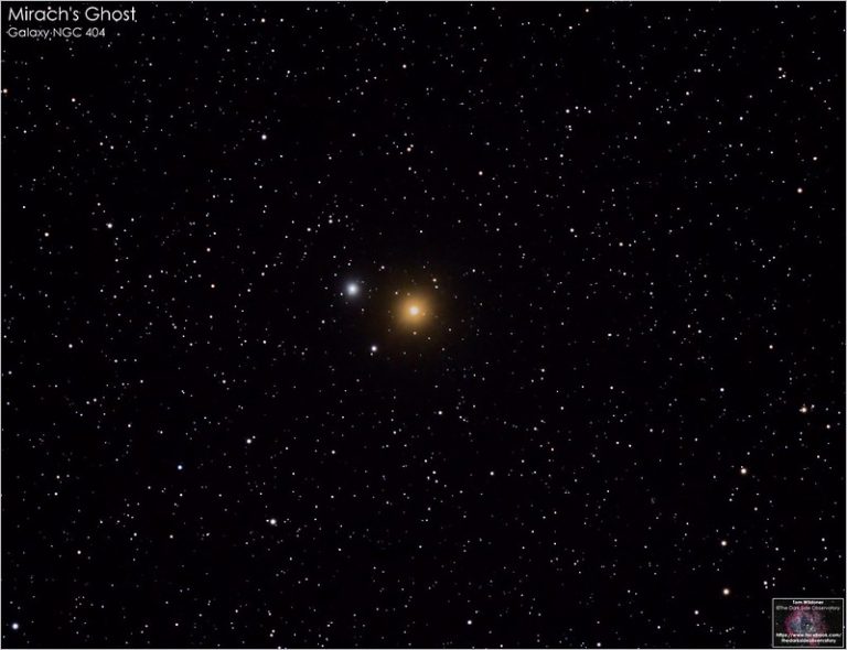 Mirach is your guide star to finding 3 galaxies