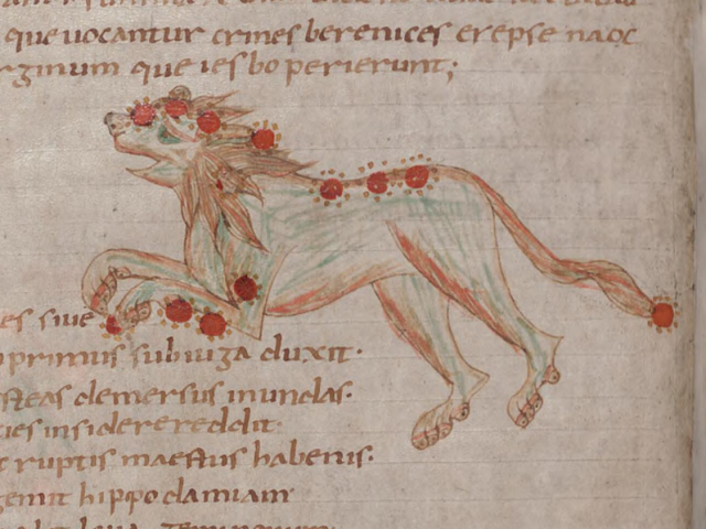 news sciences: Leo the Lion and its easy to see backward question mark