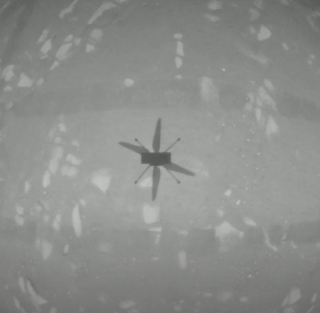 It flew! Mars helicopter takes to the air above the Red Planet | Space ...