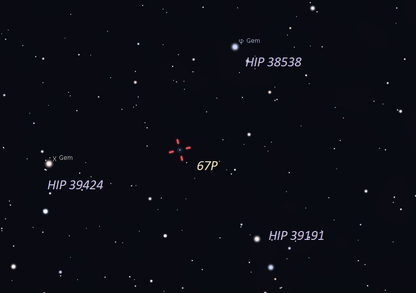 Heads up! Famous comet 67P/C-G nearly closest