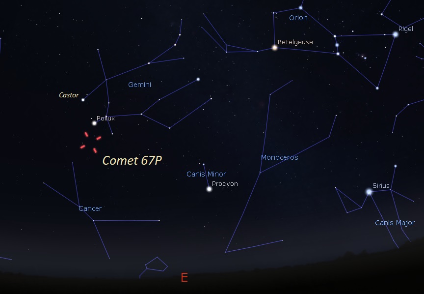 Heads up! Famous comet 67P/C-G nearly closest