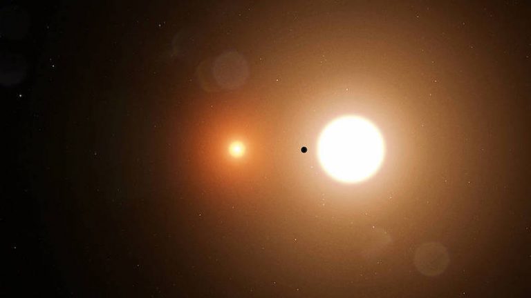 Planet orbiting 2 stars discovered by TESS
