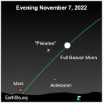 Total lunar eclipse on November 8, 2022