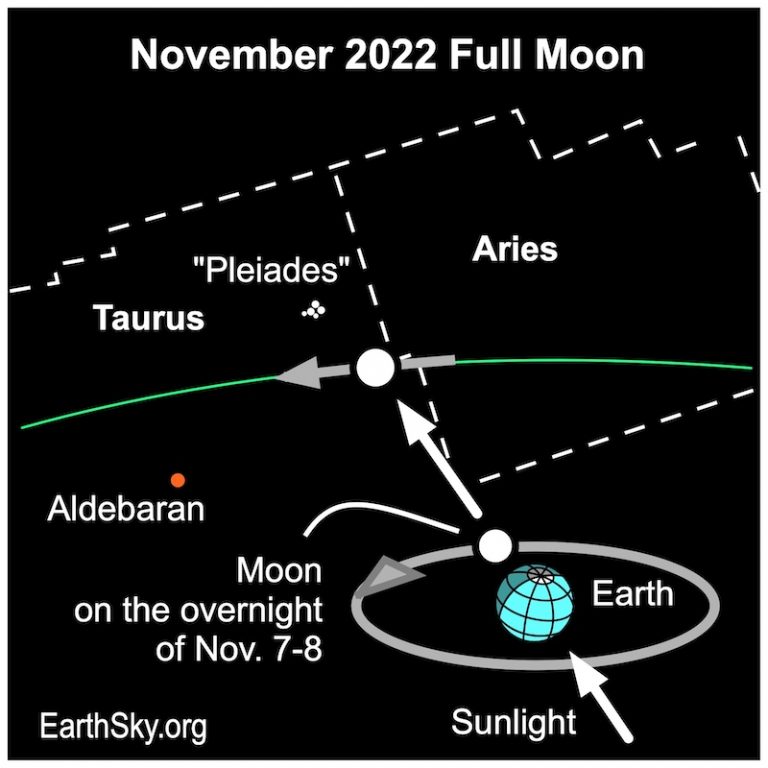 Total lunar eclipse on November 8, 2022