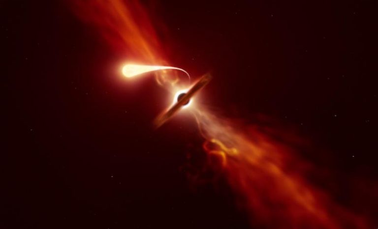 A black hole jet aimed at Earth