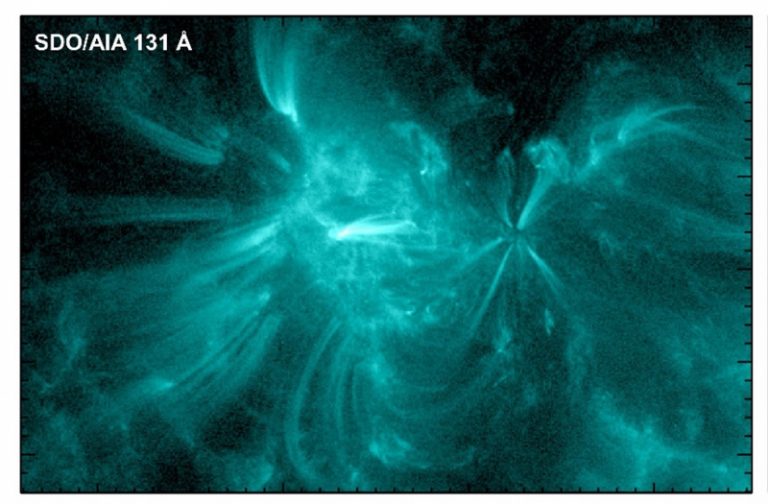 Flashes on the sun might help predict solar flares