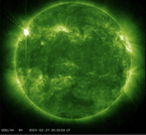 Sun activity archive for February 2023
