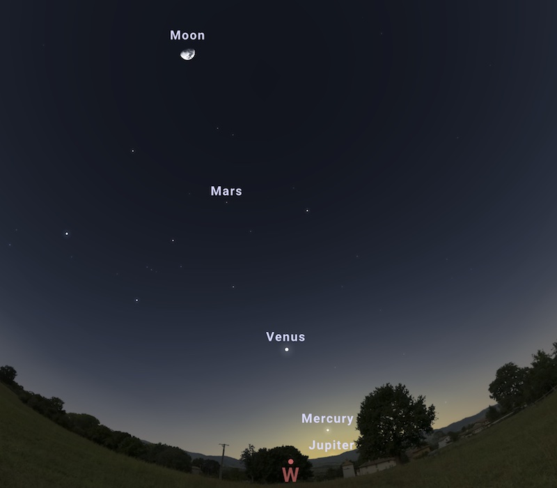 Planet Near Moon Tonight 2025 Time Donna M Conlin