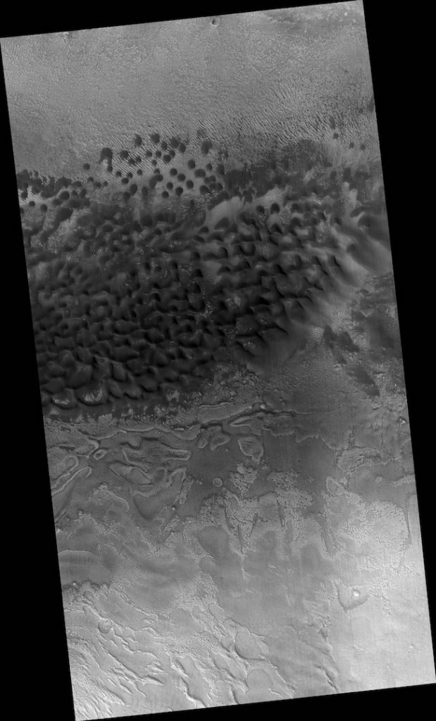 Round sand dunes on Mars puzzle scientists