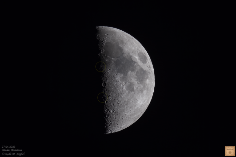 Here’s how to see the Lunar X and V at 1st-quarter moon