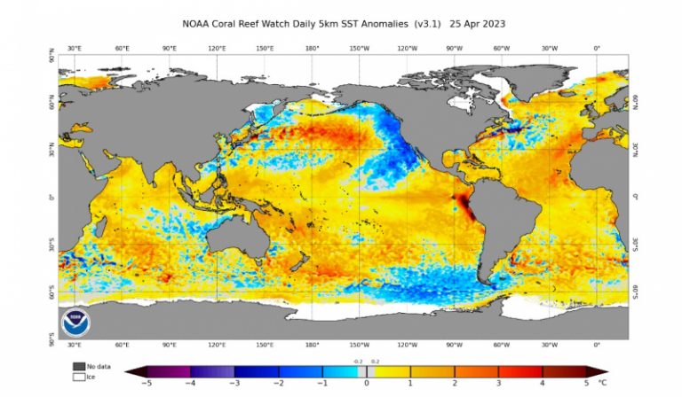 Coming El Niño will bring hotter ocean temps