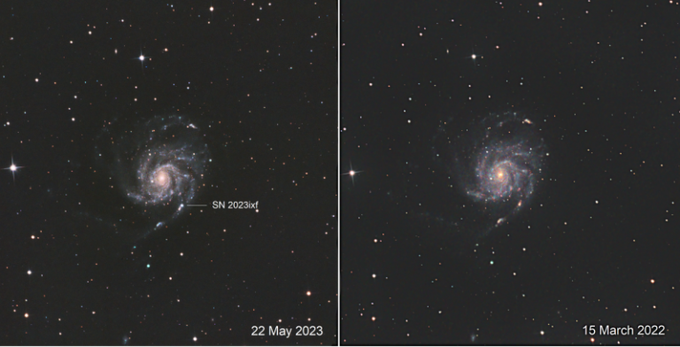 New supernova! M101 explosion is closest in a decade