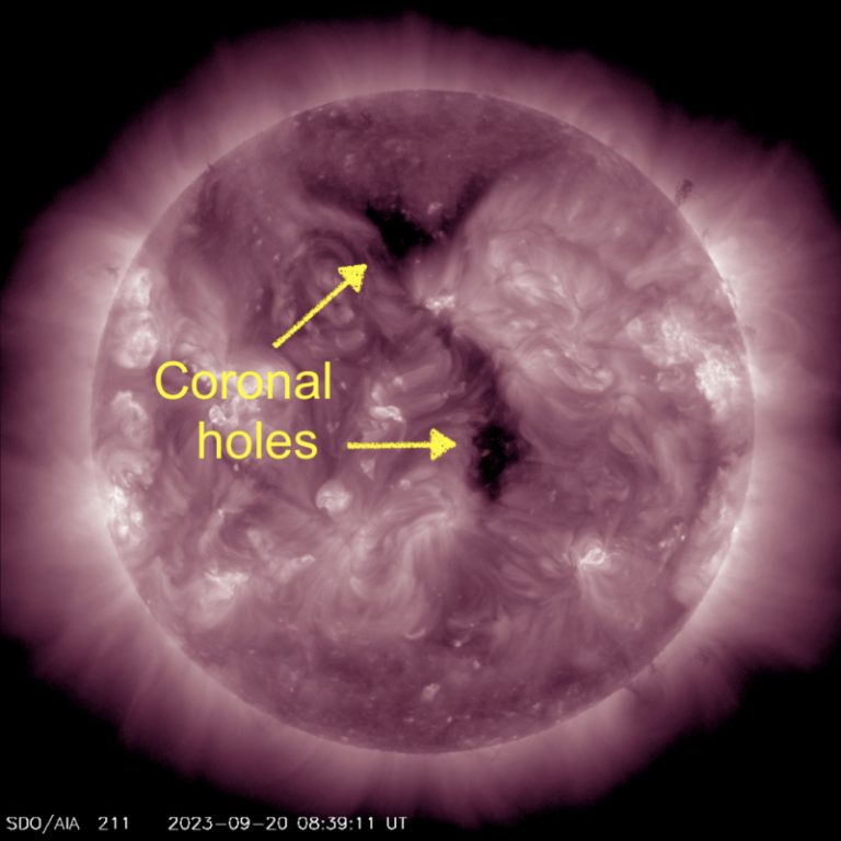 Sun activity archive for September 2023