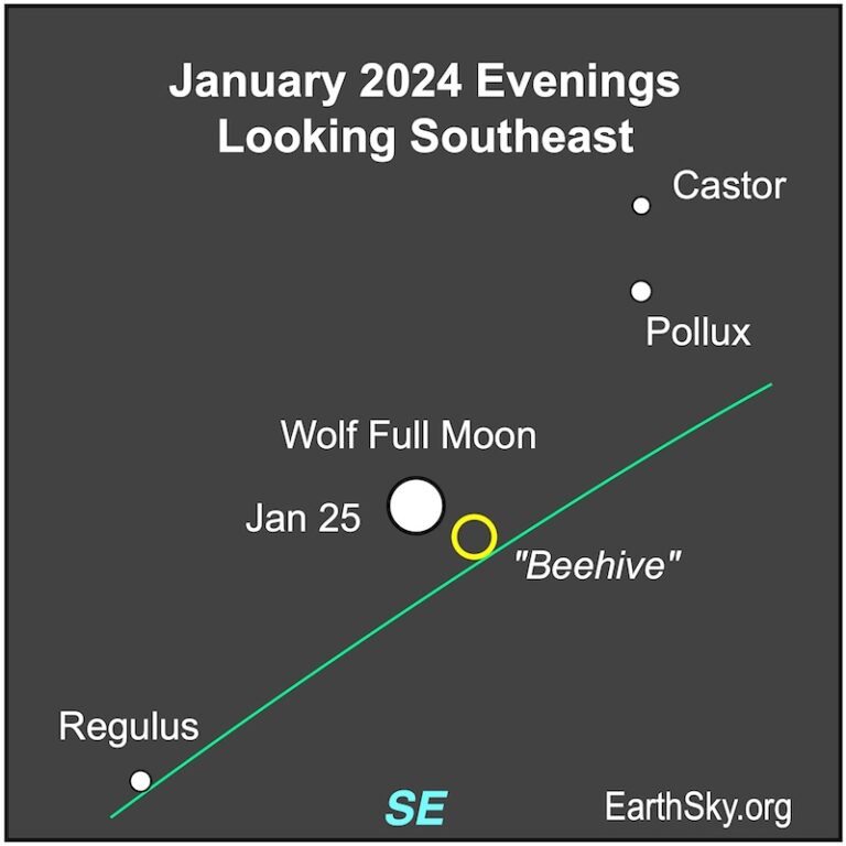 January full moon is the Wolf Moon. See it tonight!