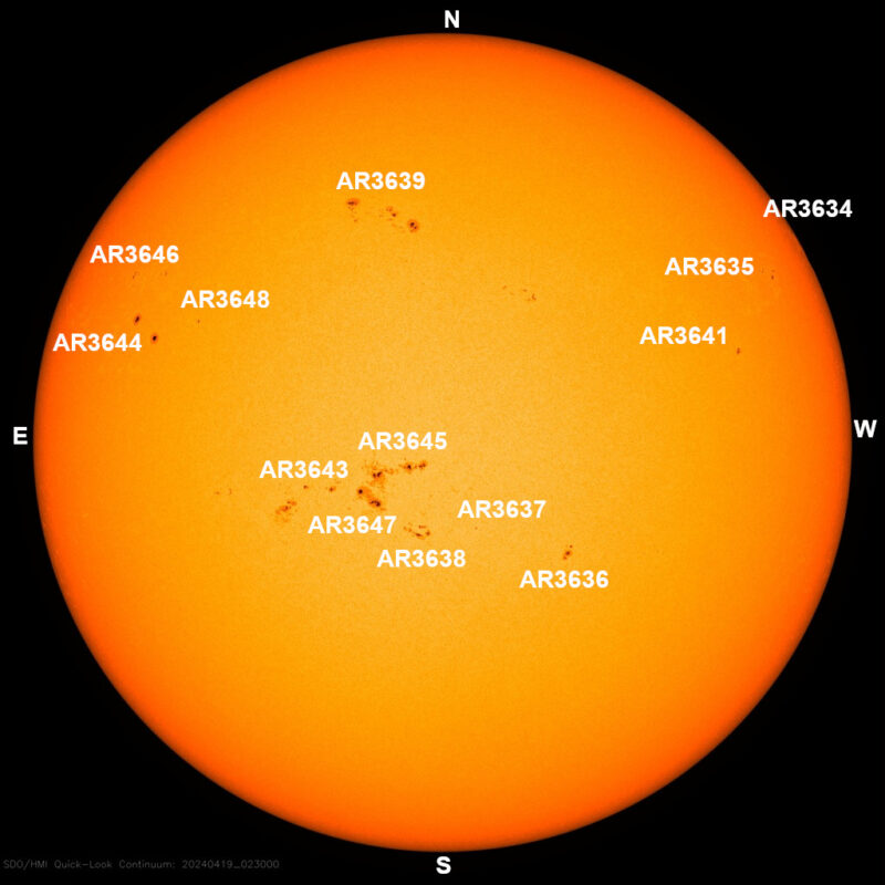 Sun news April 26: Auroras! More tonight?