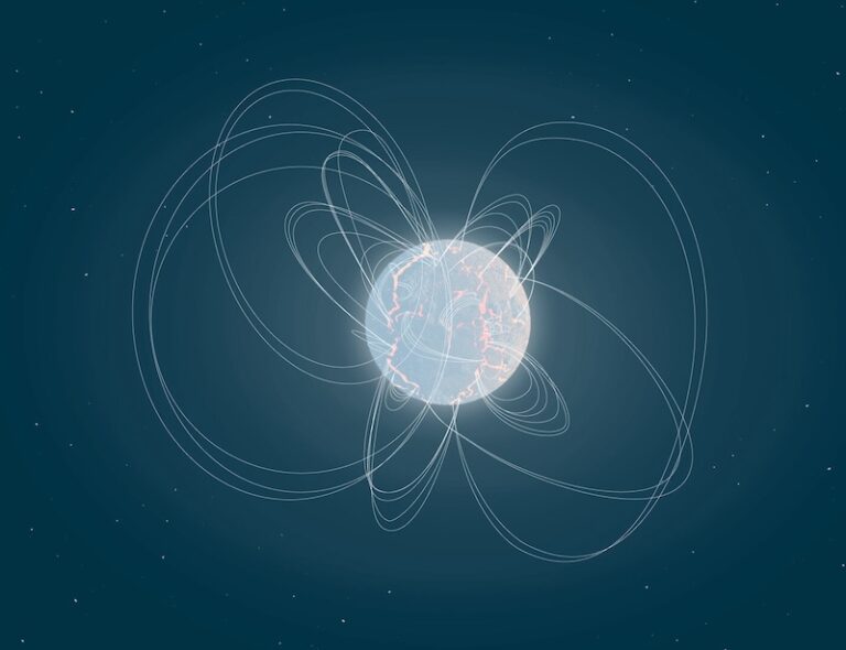 Giant magnetar eruption is 1st seen in another galaxy
