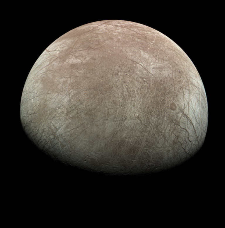 Juno images of Europa reveal a complex, active surface