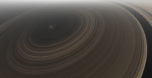 Do the giant rings of exoplanet J1407b rotate backward?