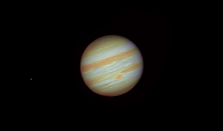 We fly between Jupiter and the sun today