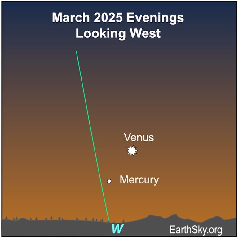 Visible planets and night sky guide for March