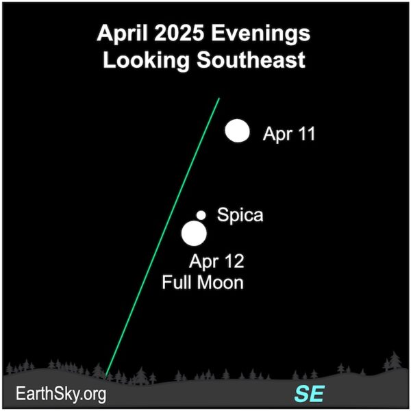 Visible planets and night sky guide for April