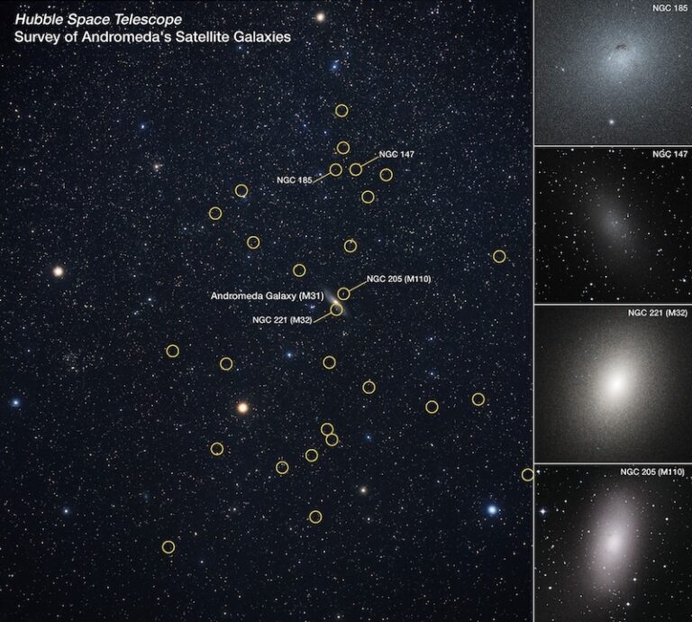 New Map Of Andromeda Galaxy And Its Colossal Ecosystem