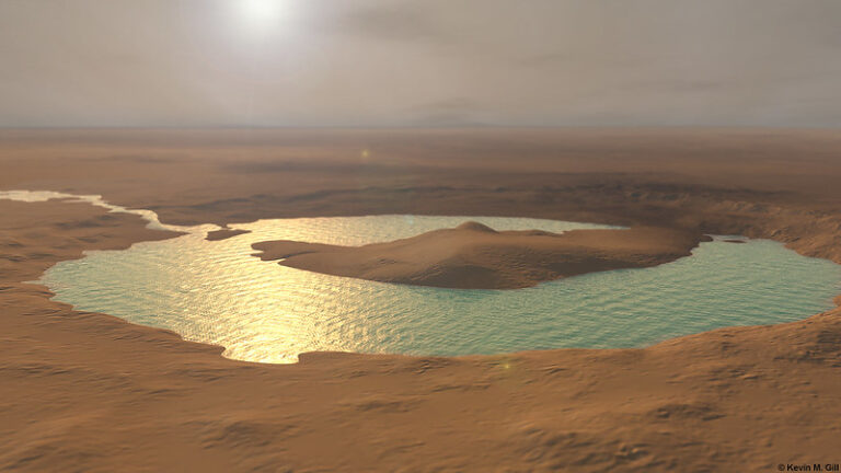 Huge ancient sandstorm on Mars revealed in rippled sediments