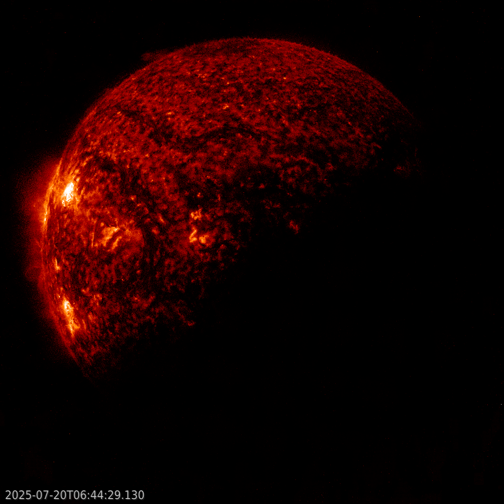 Sun activity archive for July 2025