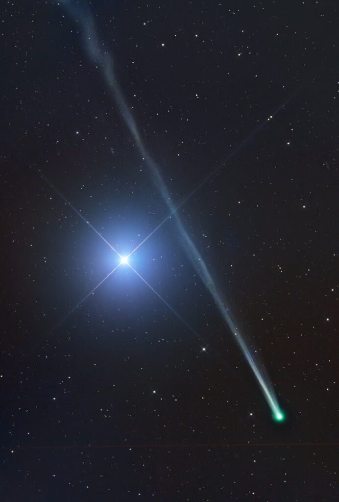 New comet C/2025 R2 (SWAN) is up after sunset
