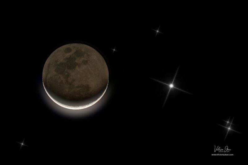Stunning moon, Venus and Regulus conjunction pics