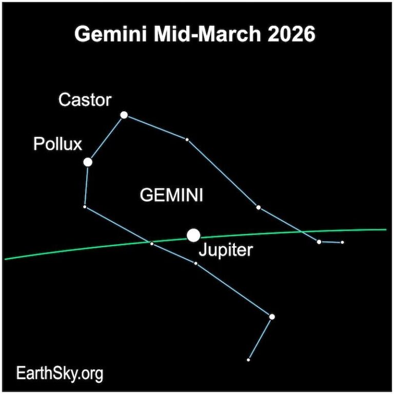Castor – the twin star – is 6 stars in one