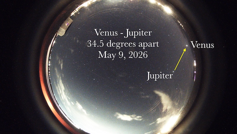 Visible planets and night sky guide for May